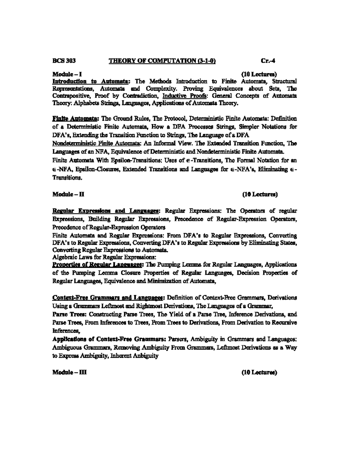 TOC CS3492 - Languages Symbols Alphabets Example Strings or Words over ...