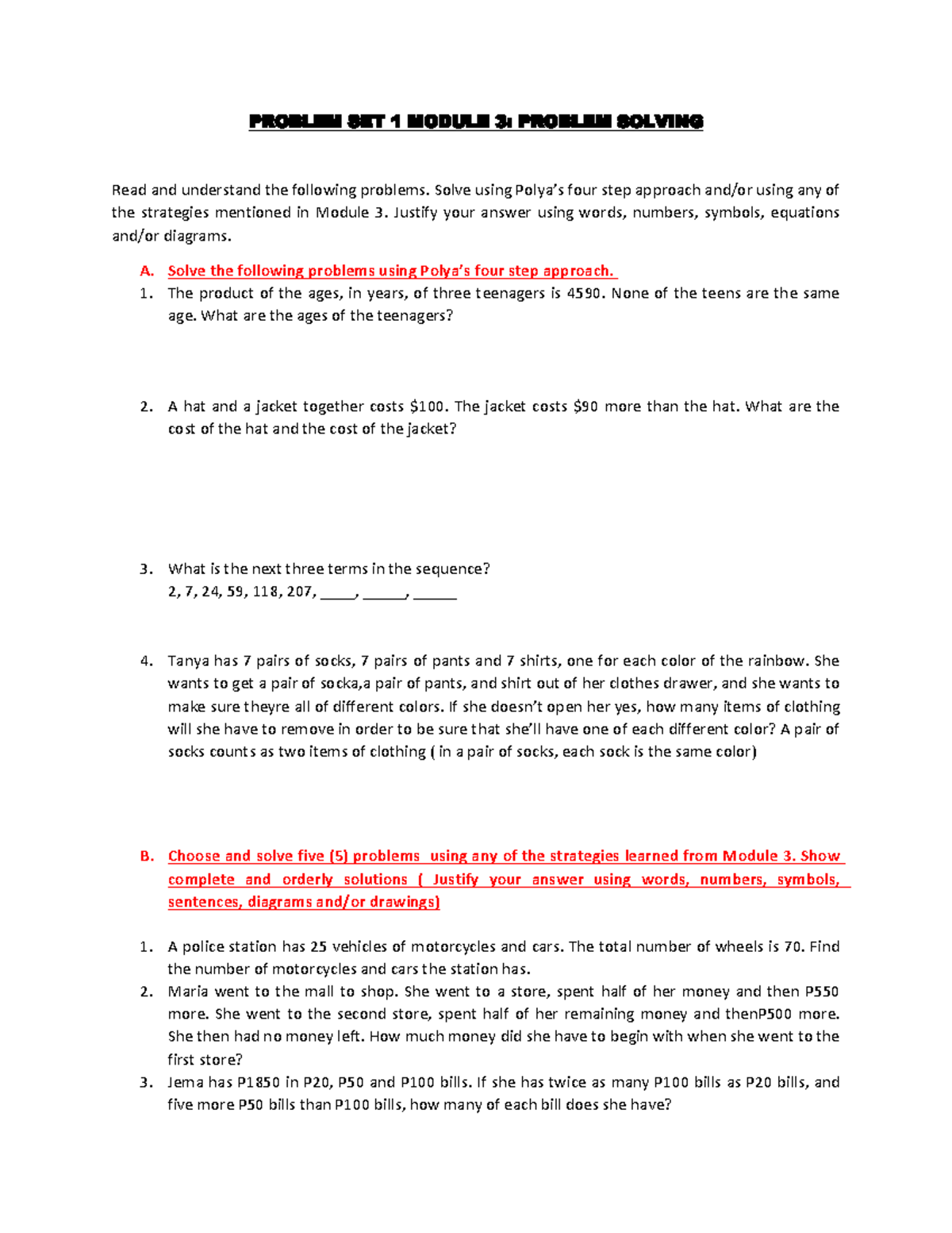 MMW - This a pdf of our practice material in Mathematics in the Modern ...