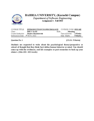 DSA lab 1 Arrrays and Its Types - ####### 02-131202-051 DSA LAB# Bahria University, Karachi ...