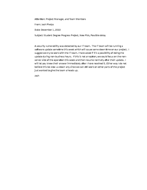 Milestone Three - Aisha Holmes Southern New Hampshire University April ...