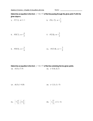 Unit+1+Test+Review - Unit 1 of Algebra 2 Honors at Langley High School ...