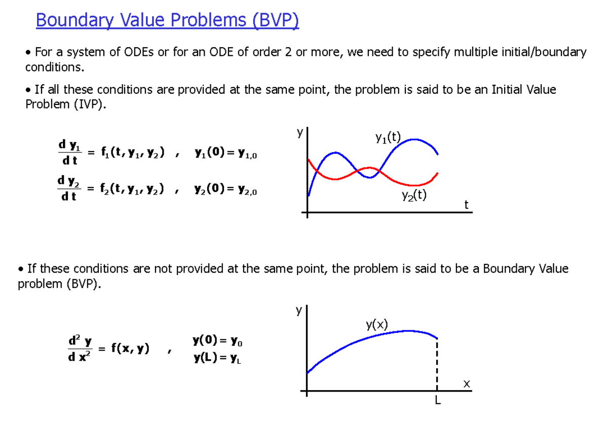 9-Ordinary Differential Equations 3 - • For a system of ODEs or for an ...