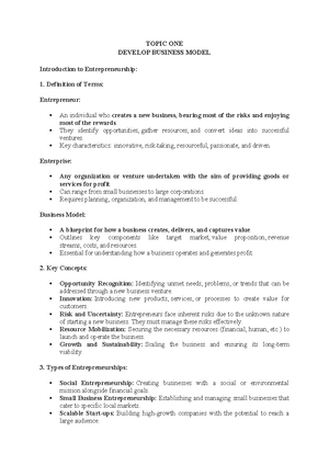 Employability Skills Notes (1)-2 - EMPLOYABILITY SKILLS NOTES TOPIC 1 ...
