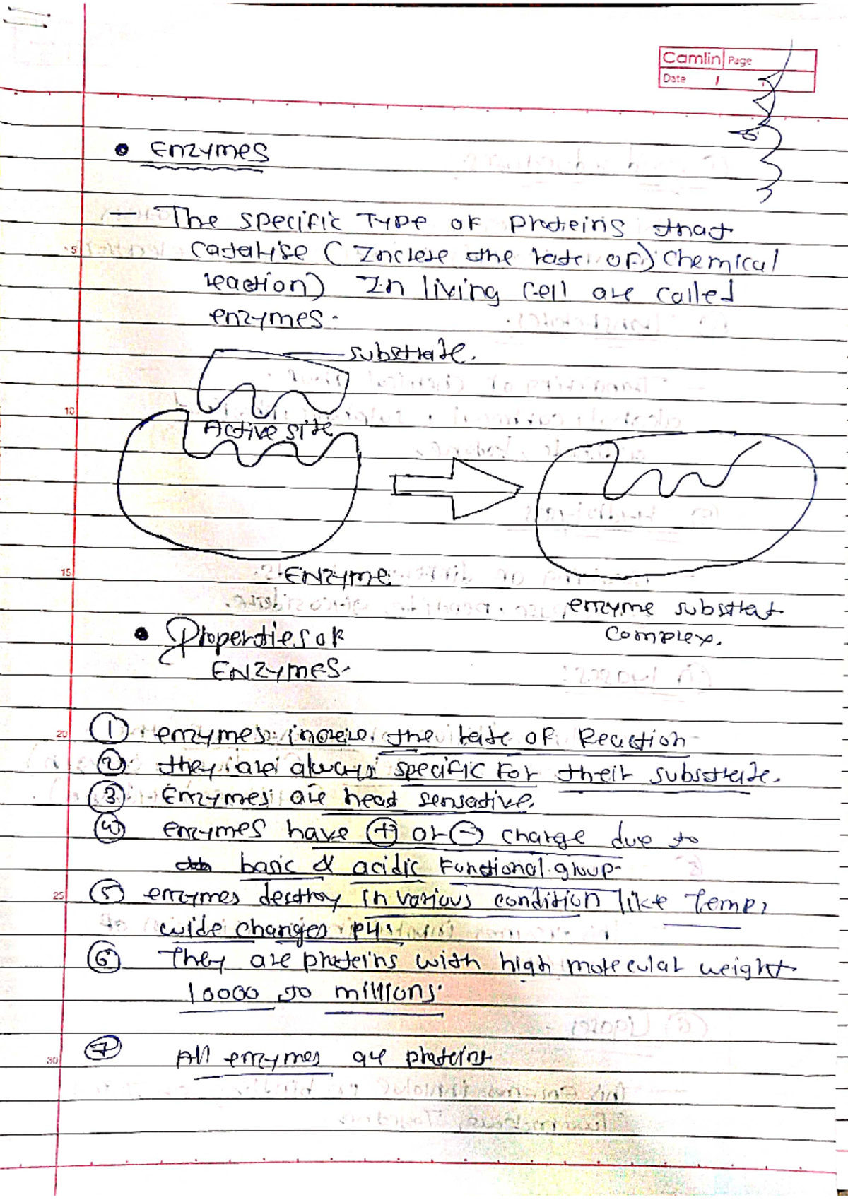 Enzyme biochemistry unit 5 - Pharmacy - Studocu