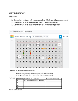 Worded Problems on Simple Circuits - Module on ACE 5/ ACC 1 Topic ...