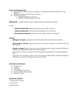 2 8Notes - Summary Understanding Environment and Sustainability ...