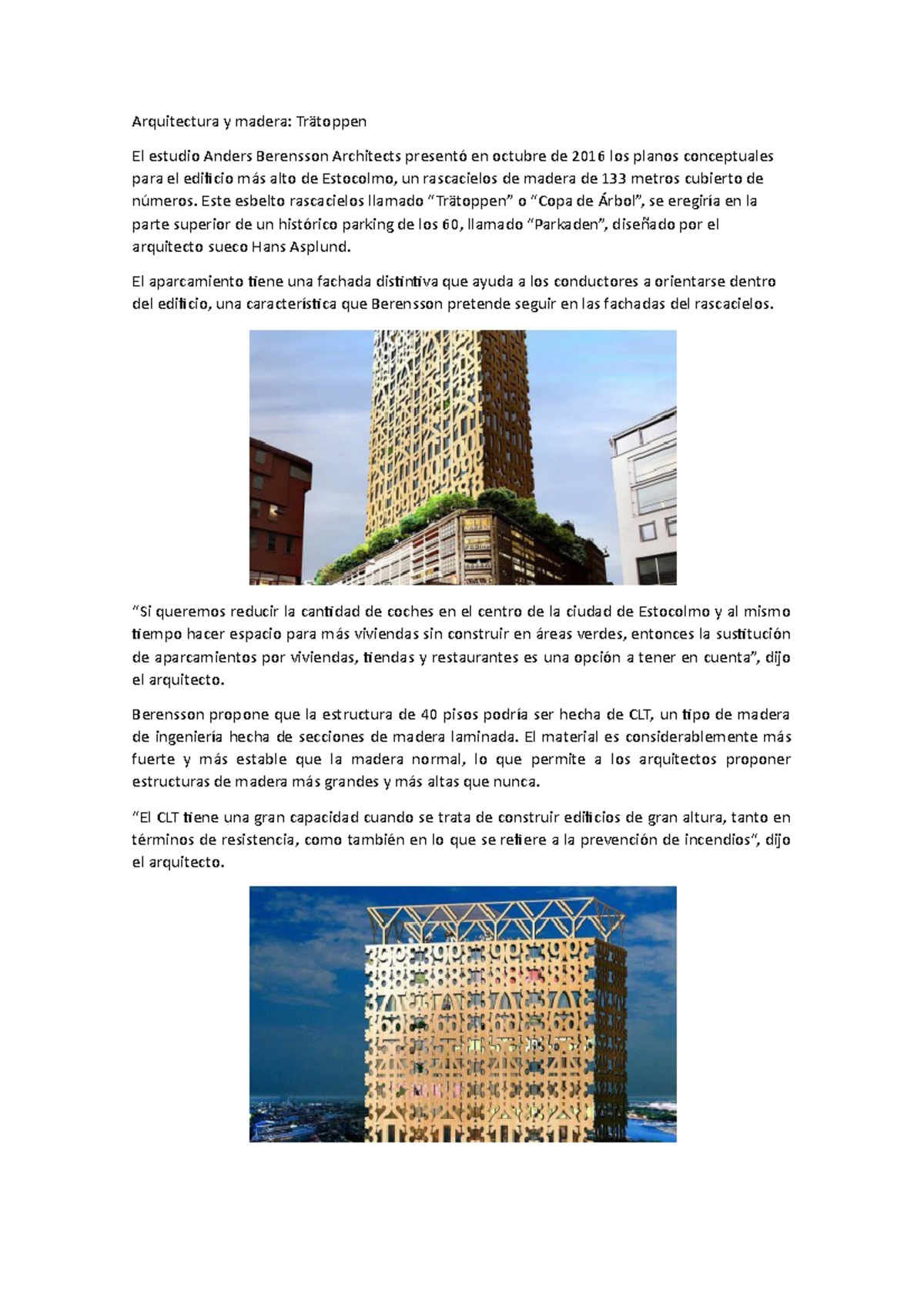 Arquitectura y madera y lo que quieras - Arquitectura y madera ...