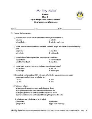 Heat unit test sample - Test - Grade Seven Science - Heat Unit Test (x ...