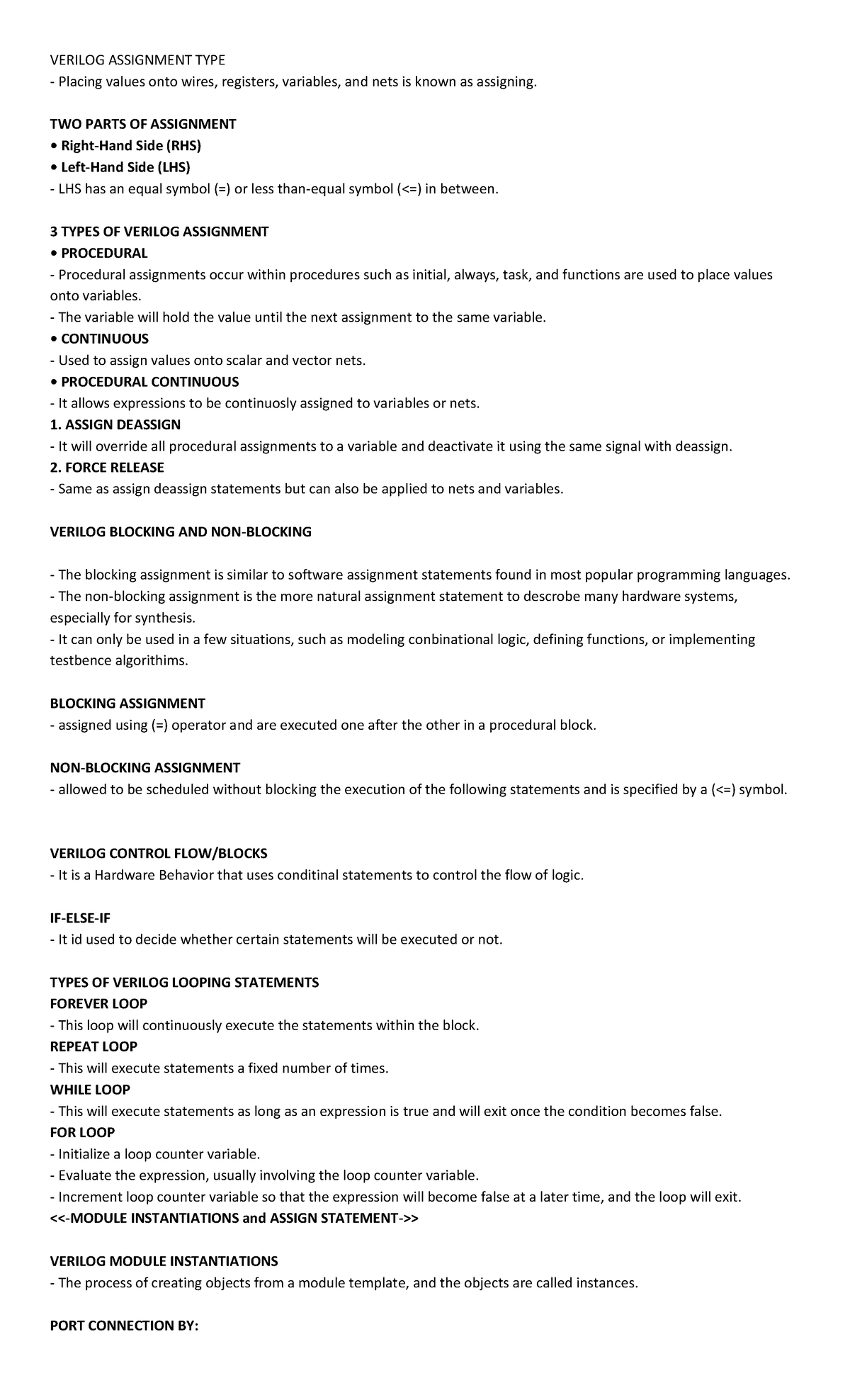 Hdl Midterm Hdl Verilog Assignment Type Placing Values Onto Wires Registers Variables And