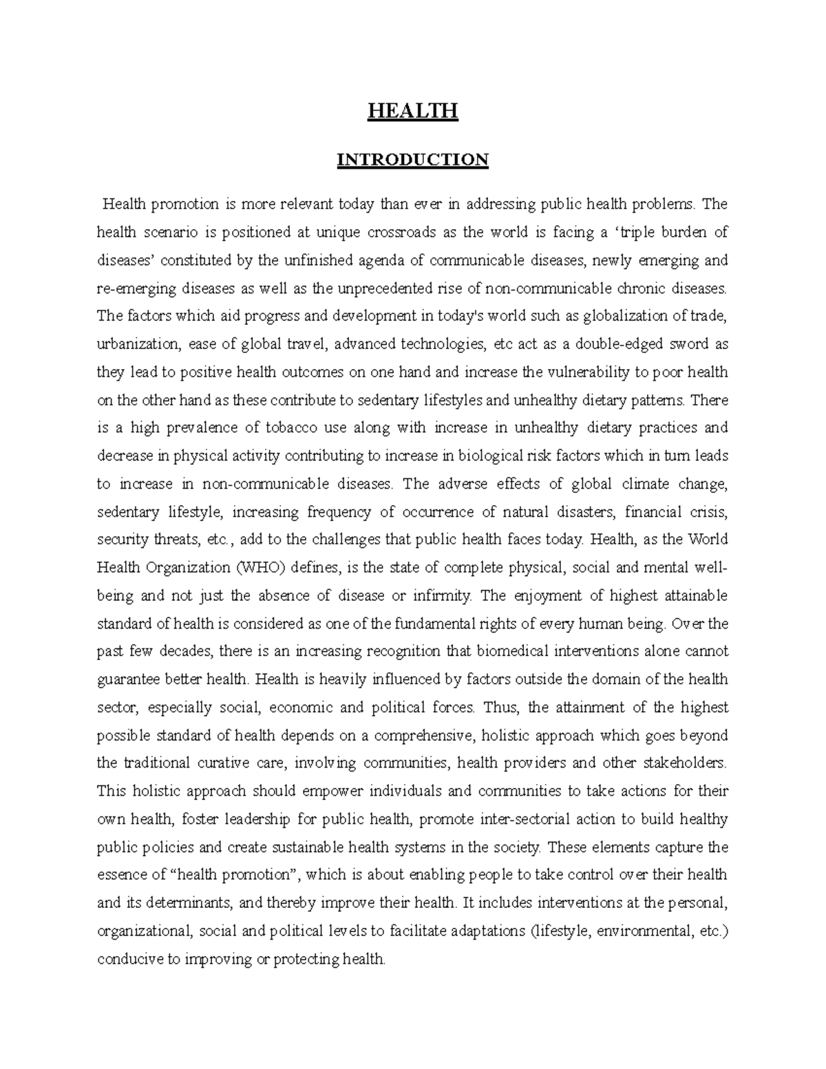 Health Research - Development Concepts and its application - Studocu