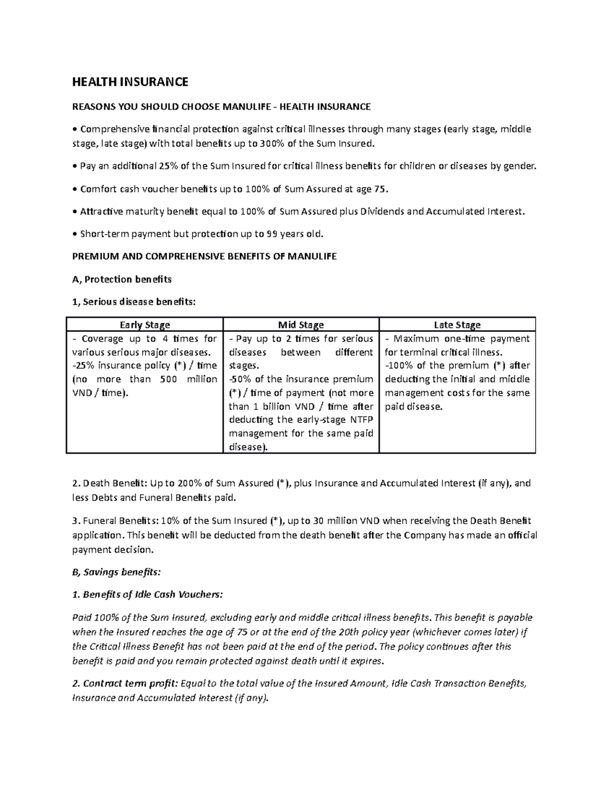 Manu Life - 123123 - HEALTH INSURANCE REASONS YOU SHOULD CHOOSE ...