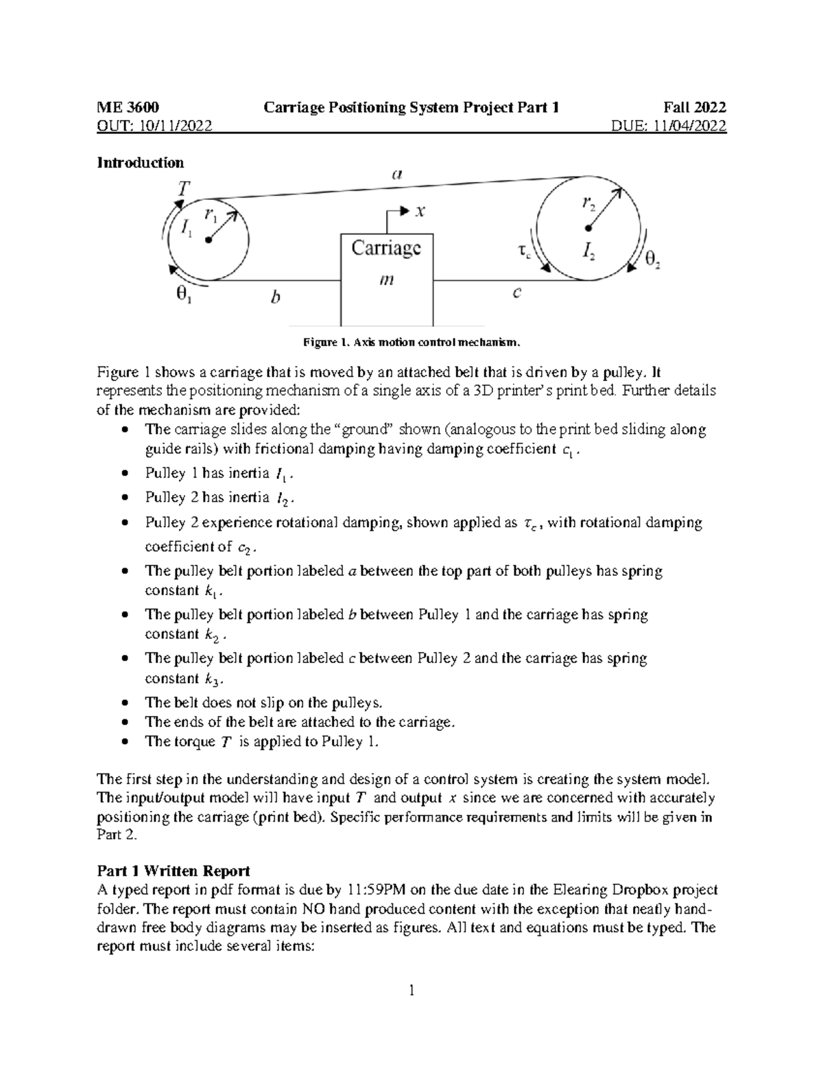 ME3600-Project-CPS-Part 1-Solution 00 - ME 3600 Carriage Positioning ...