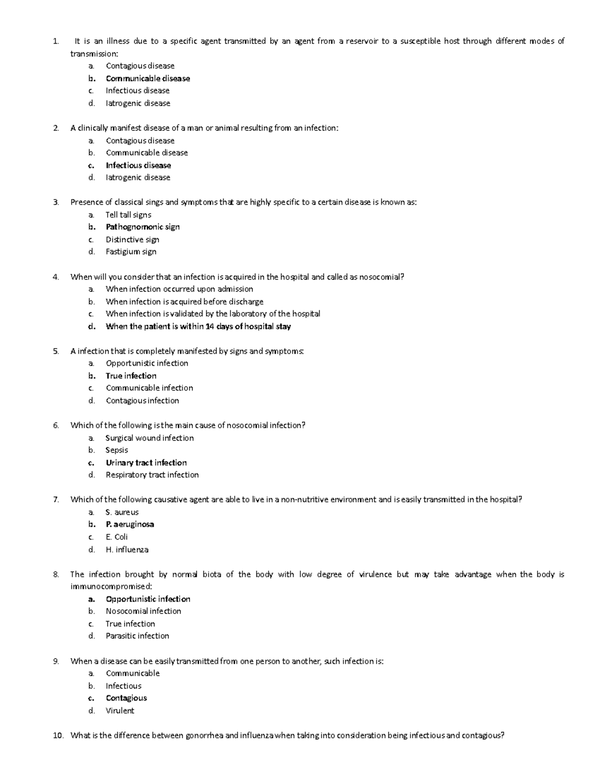 Communicable Diseases - It is an illness due to a specific agent ...
