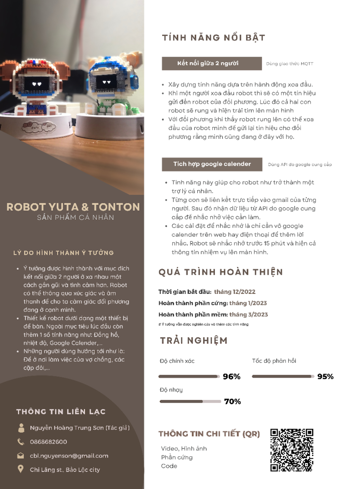 Thông tin robot yuta - Robotics - Studocu