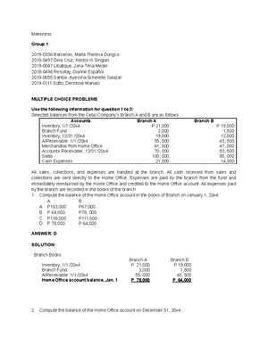 Accounting for Special Transactions by Millan - TEST BANK Theory of ...