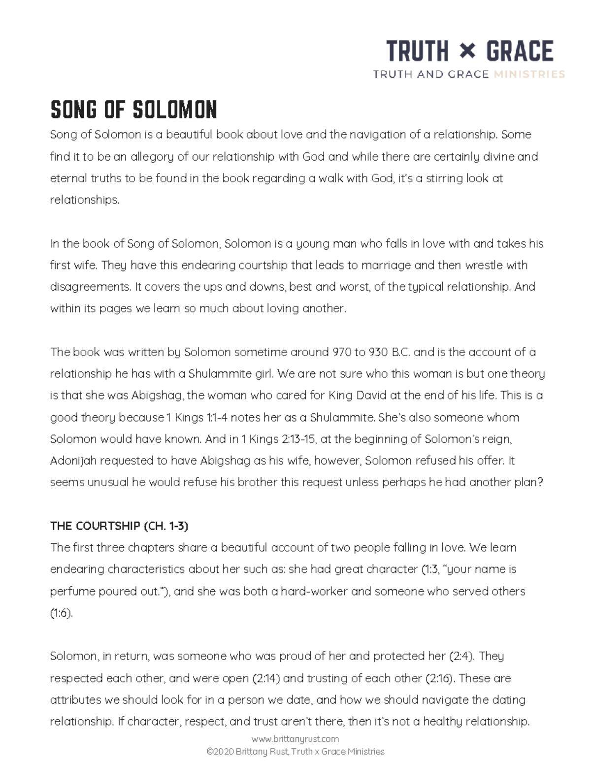 Song of Solomon - Some find it to be an allegory of our relationship ...