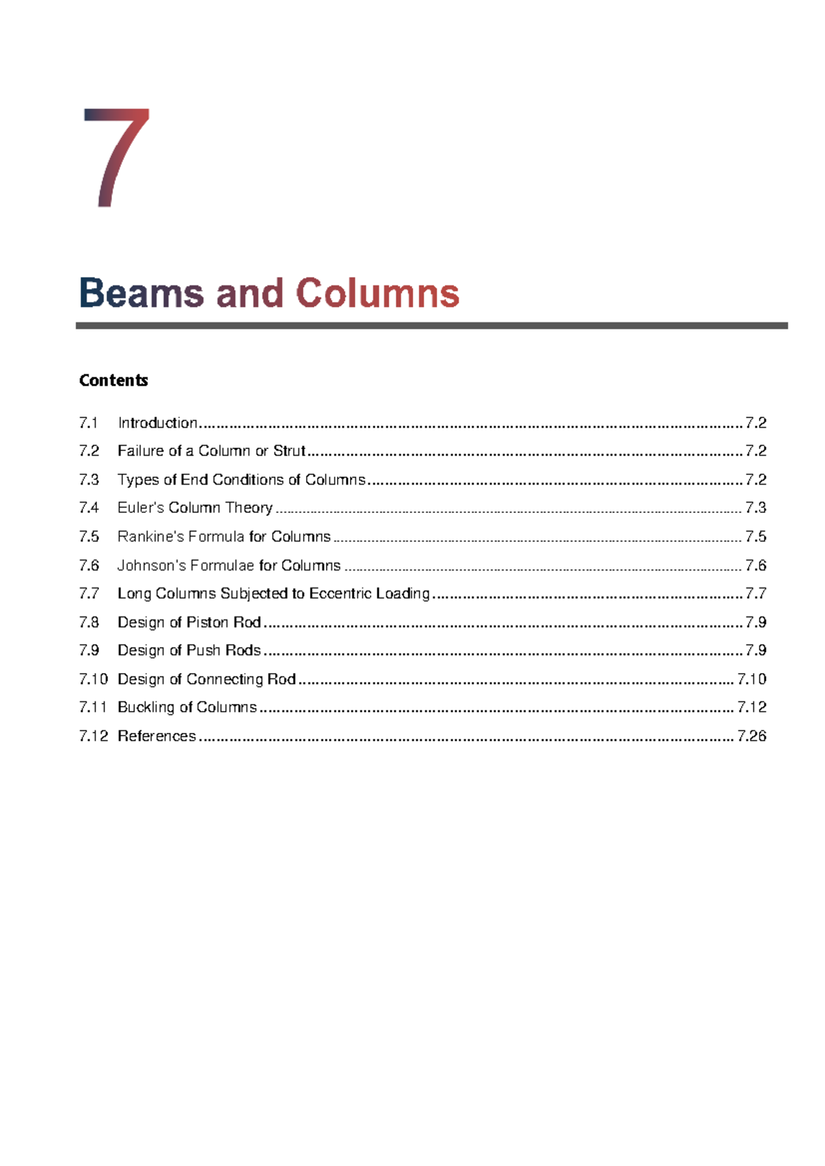 FMD GTU Study Material Notes Unit-7 - Contents 7 Introduction 7. 7 ...