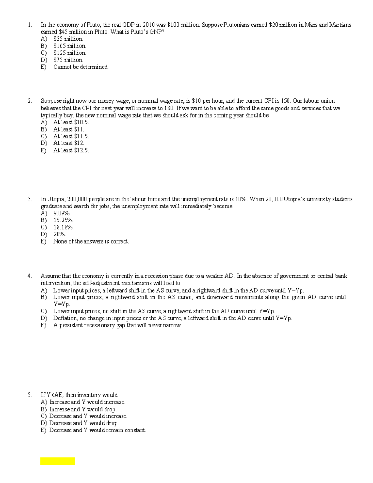 Final Review - omprehensive, covering key concepts and principles. They ...
