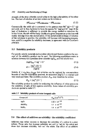 Physicochemical Principles of Pharmacy II-17 - table 5. Water ...