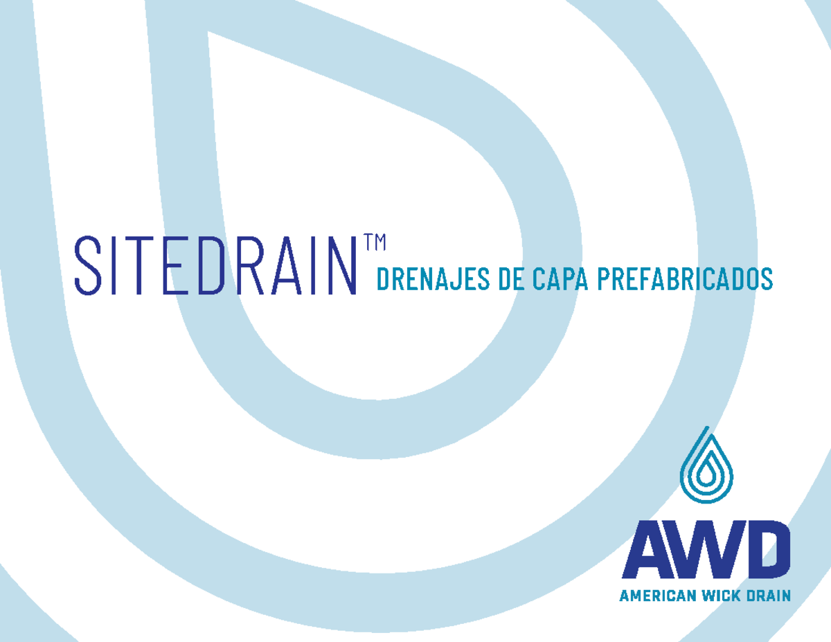 2019 + Sitedrain+Brochure+ Spanish - SITEDRAIN DRENAJES DE CAPA ...
