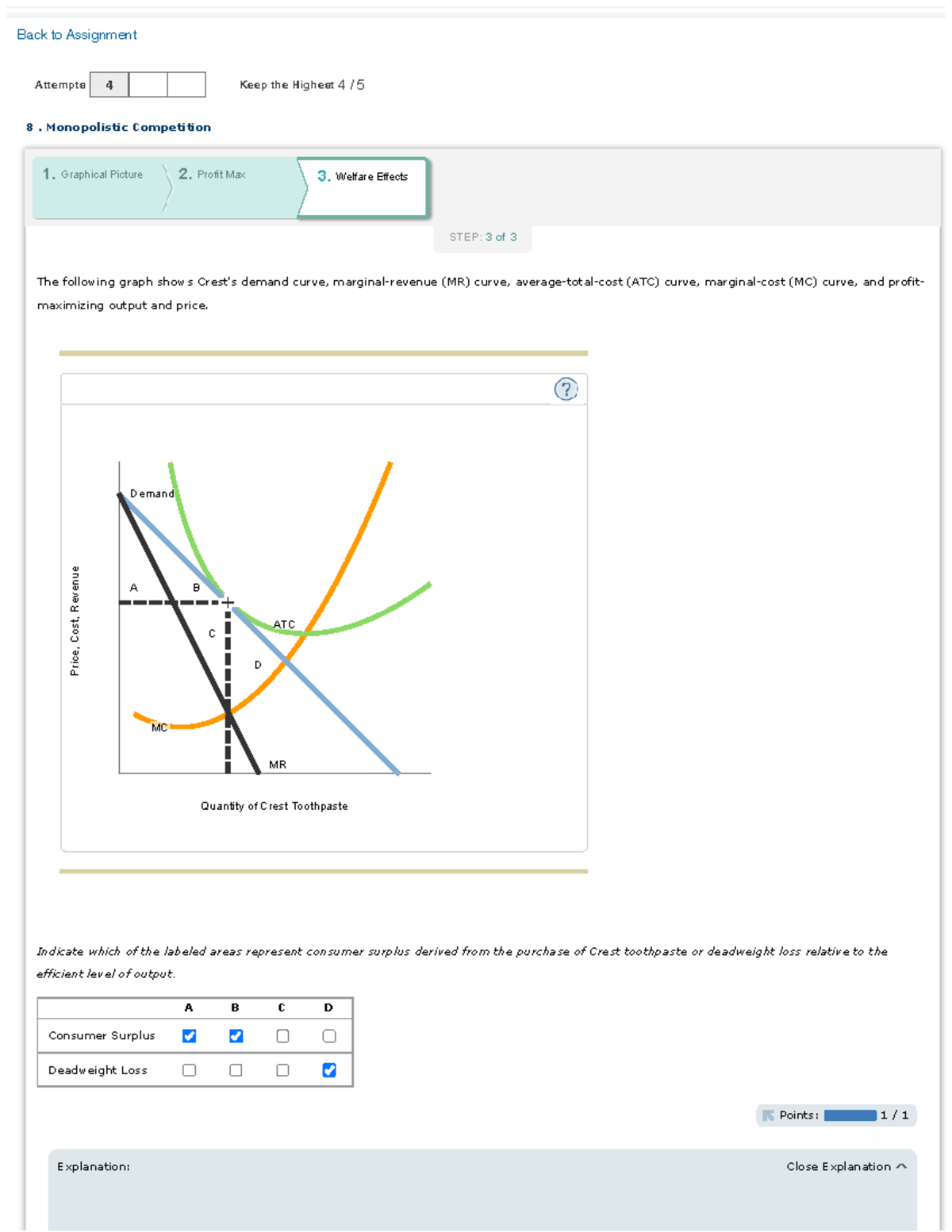 Econ quiz mod6 ?8-3 ** check details! - Points: 1 / 1 Close Explanation ... Econ quiz mod6 ?8-3 ** check details! - Points: 1 / 1 Close Explanation ...