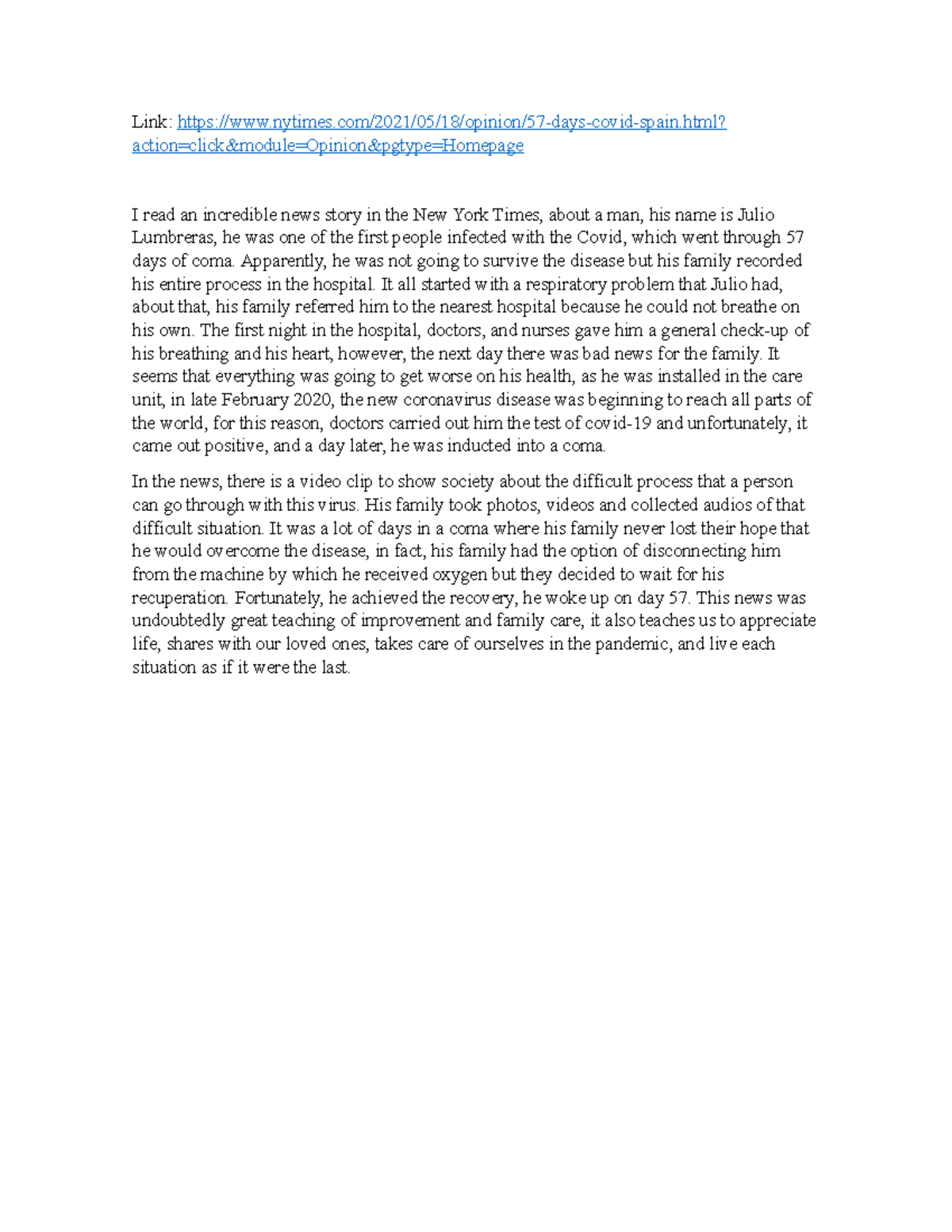 Nyk Time new by Isabella Serrano Buitrago - Link: - Studocu