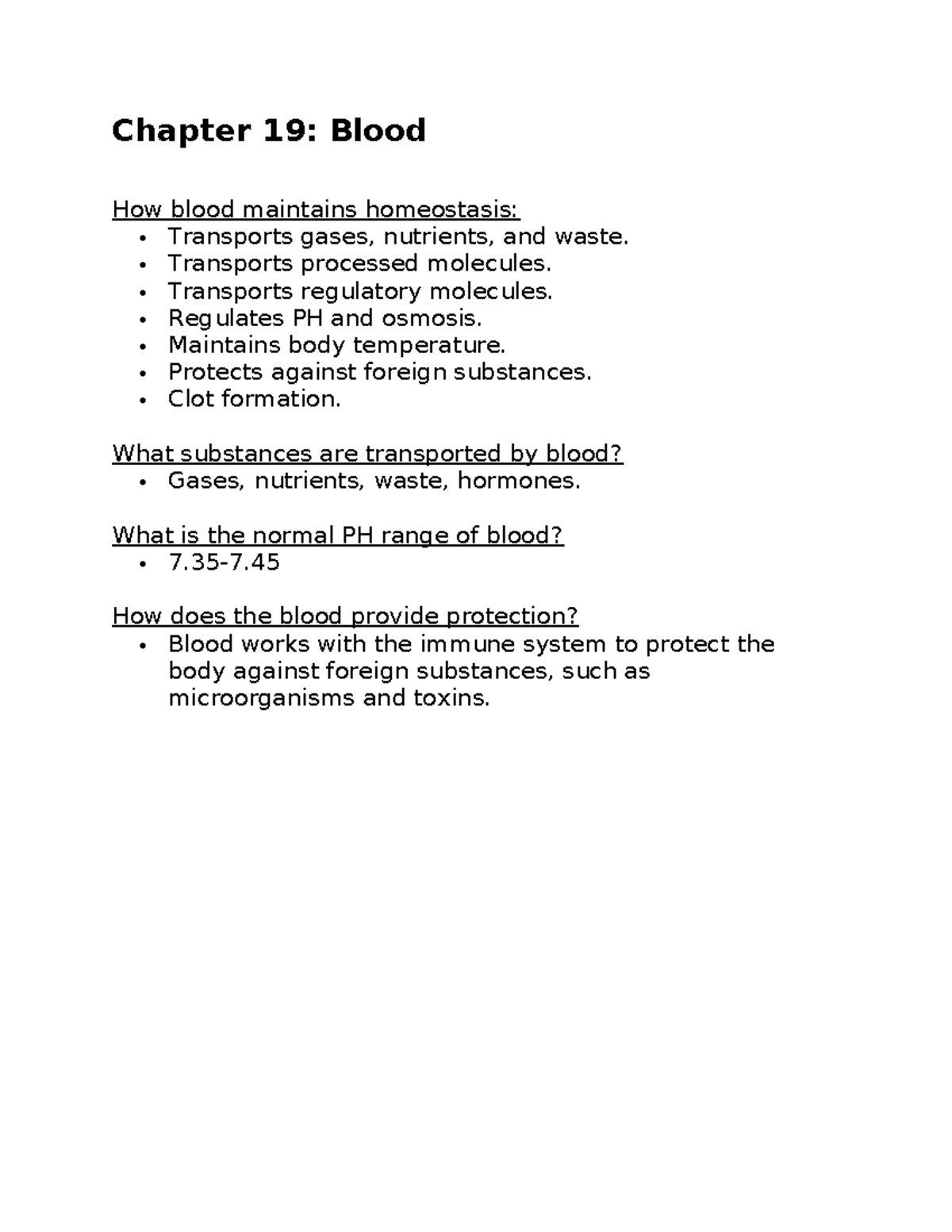 Chapter 19 Blood - ....................... - Chapter 19: Blood How ...