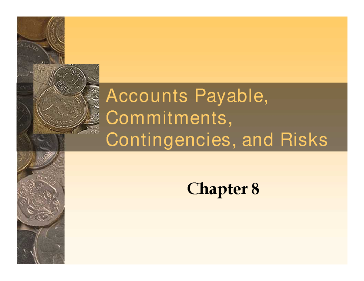 Accounts Payable, Commitments, Contingencies, and Risks - Accounts ...