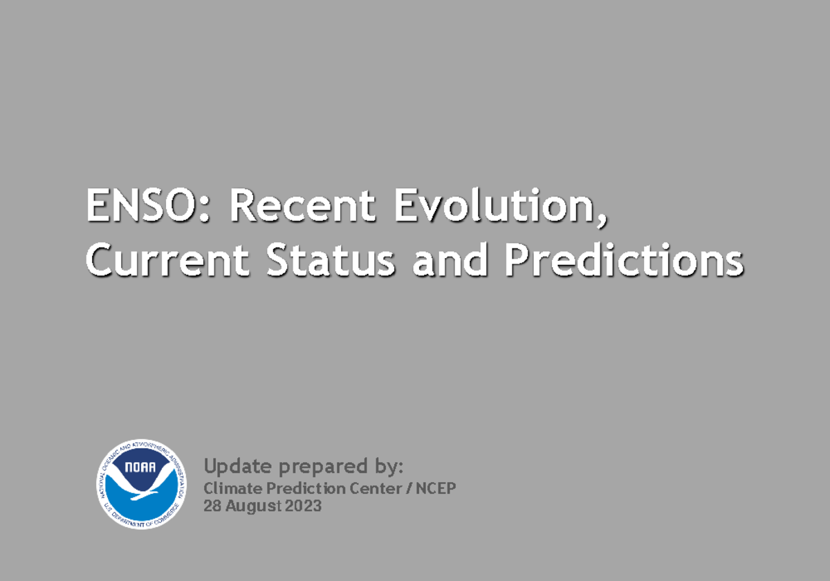 Enso evolution-status-fcsts-web - ENSO: Recent Evolution, Current ...