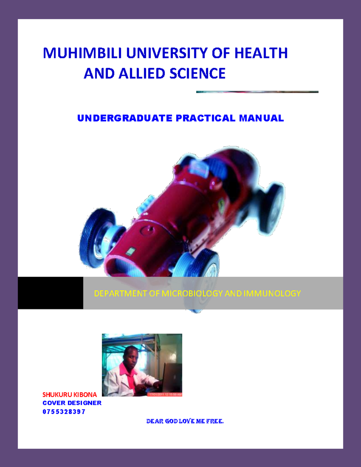 Undergraduate Pract Microbiology Manual - MUHIMBILI UNIVERSITY OF ...