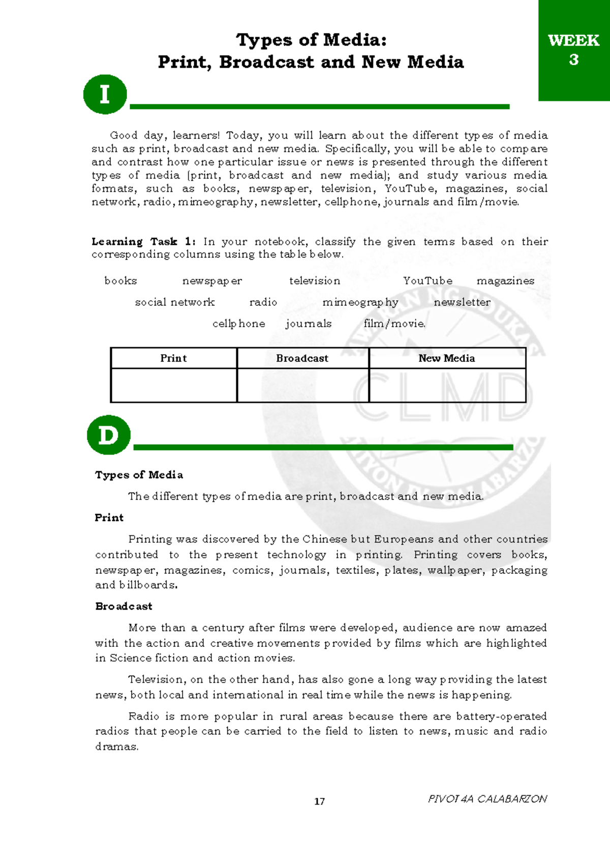 Quarter 3 MIL Module 3 - dvtfd dsv - 17 PIVOT 4A CALABARZON PIVOT 4A ...