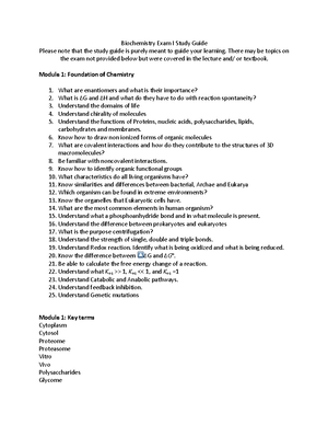 Biochemistry Equation Sheet for Ch. 1 -9 - Biochemistry Equation sheet ...