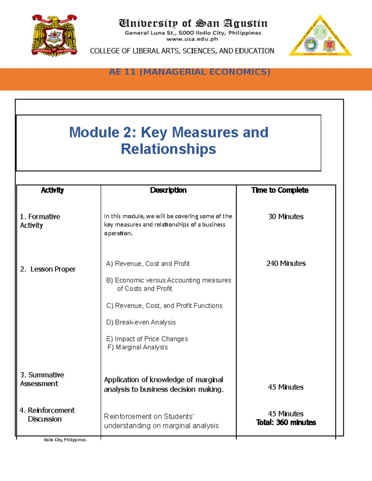 Module 2 in AE 11 - To understand deeper about the said topic and ...