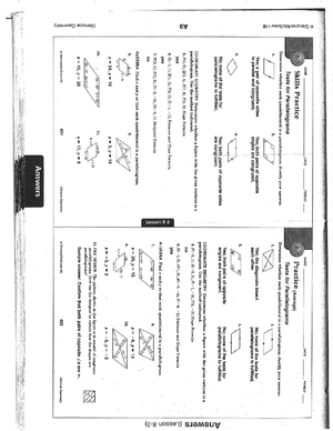 5 - Hsnslsns - © Glencoe/McGraw-Hill A4 Geometry: Concepts and ...