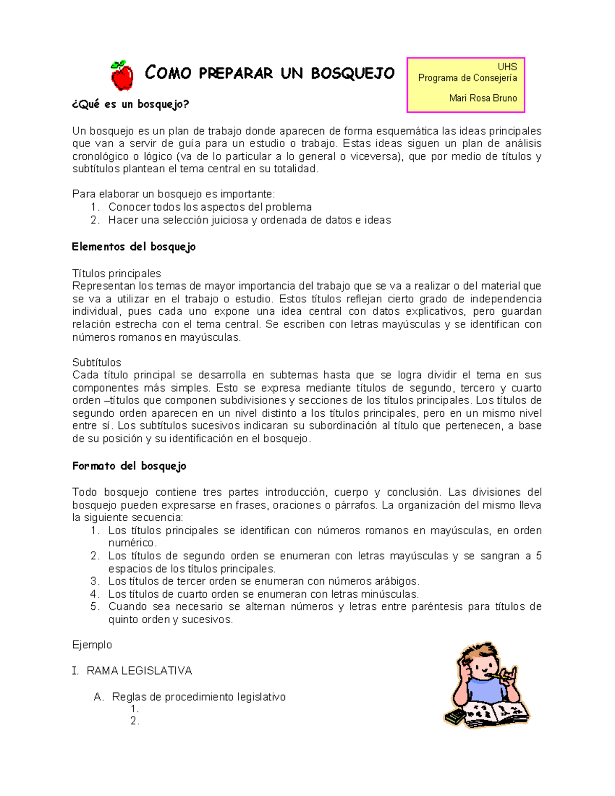 Como-preparar-un-bosquejo-21 - COMO PREPARAR UN BOSQUEJO ¿Qué es un bosquejo? Un bosquejo es un ...