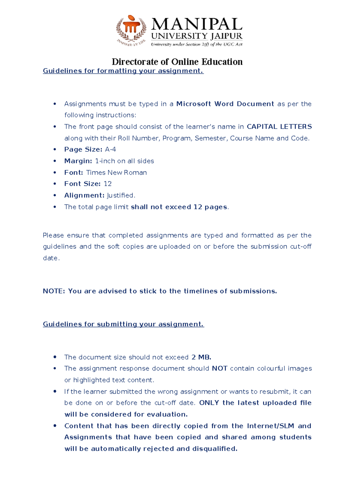 Assignment DITF303 MBA 3 Set-1 and 2 Sep 2023 - Directorate of Online ...