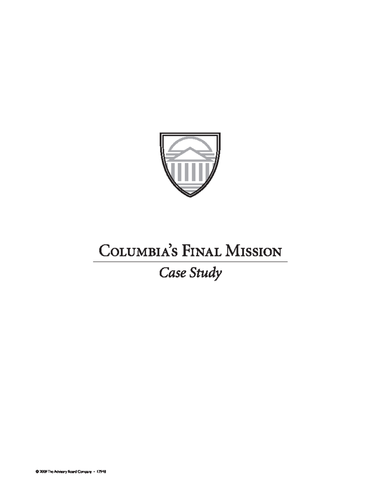 Columbia 1 - Case Study - Social Work - Studocu