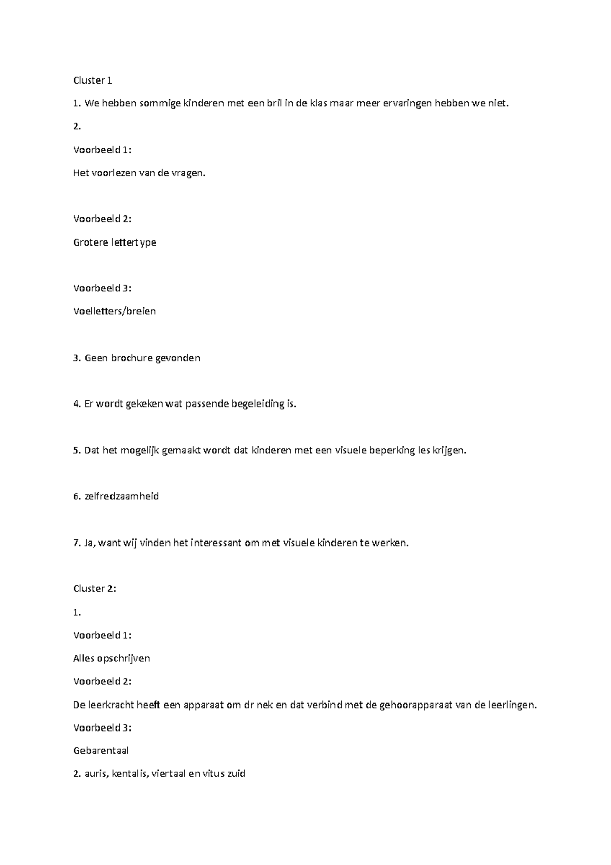 Cluster 1 en 2 - het kluster 1 en 2 onderwijs is een belangrijk begrip ...