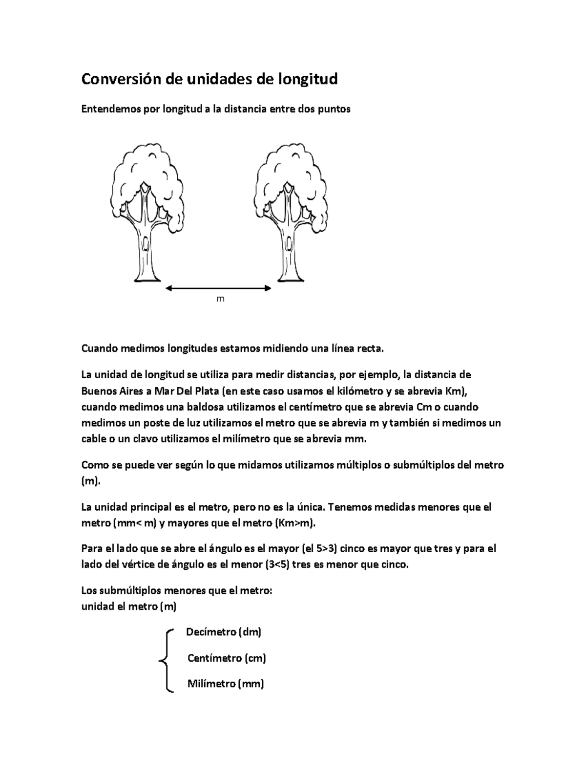 Conversi-n de unidades de longitud - Conversión de unidades de longitud ...