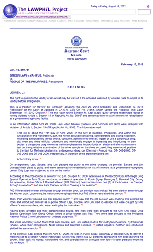 Philippine Legal Doctrines - PHILIPPINE LEGAL DOCTRINES Doctrine of ...