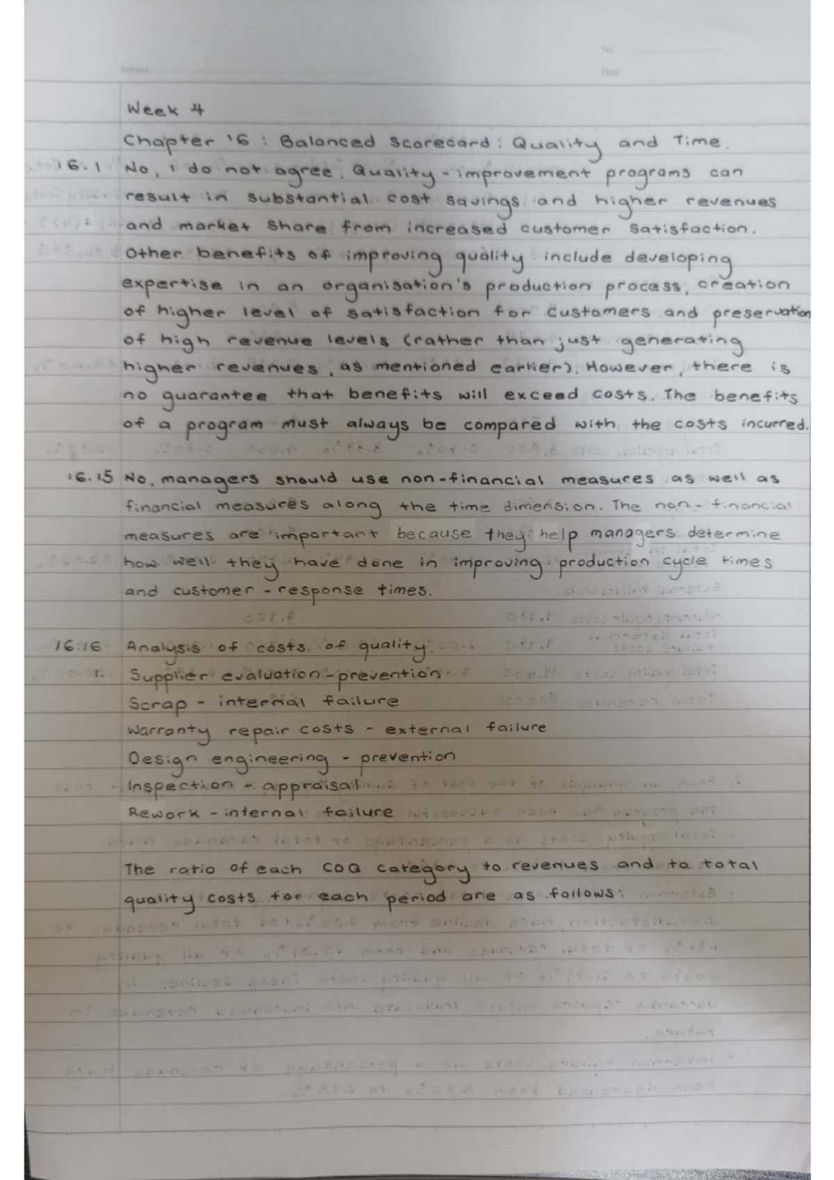 Tutorial 3 - Management Accounting 2 - Studocu