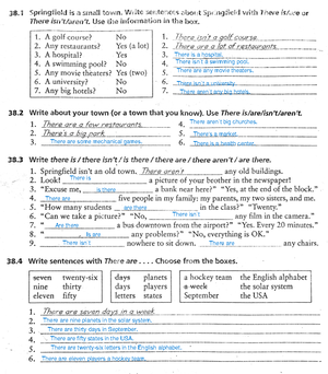 Unit 6 - MYELT MYELT - Intro / Unit 6 / Lesson AGrammar 1 INSTRUCTIONS Look at the map. Complete ...