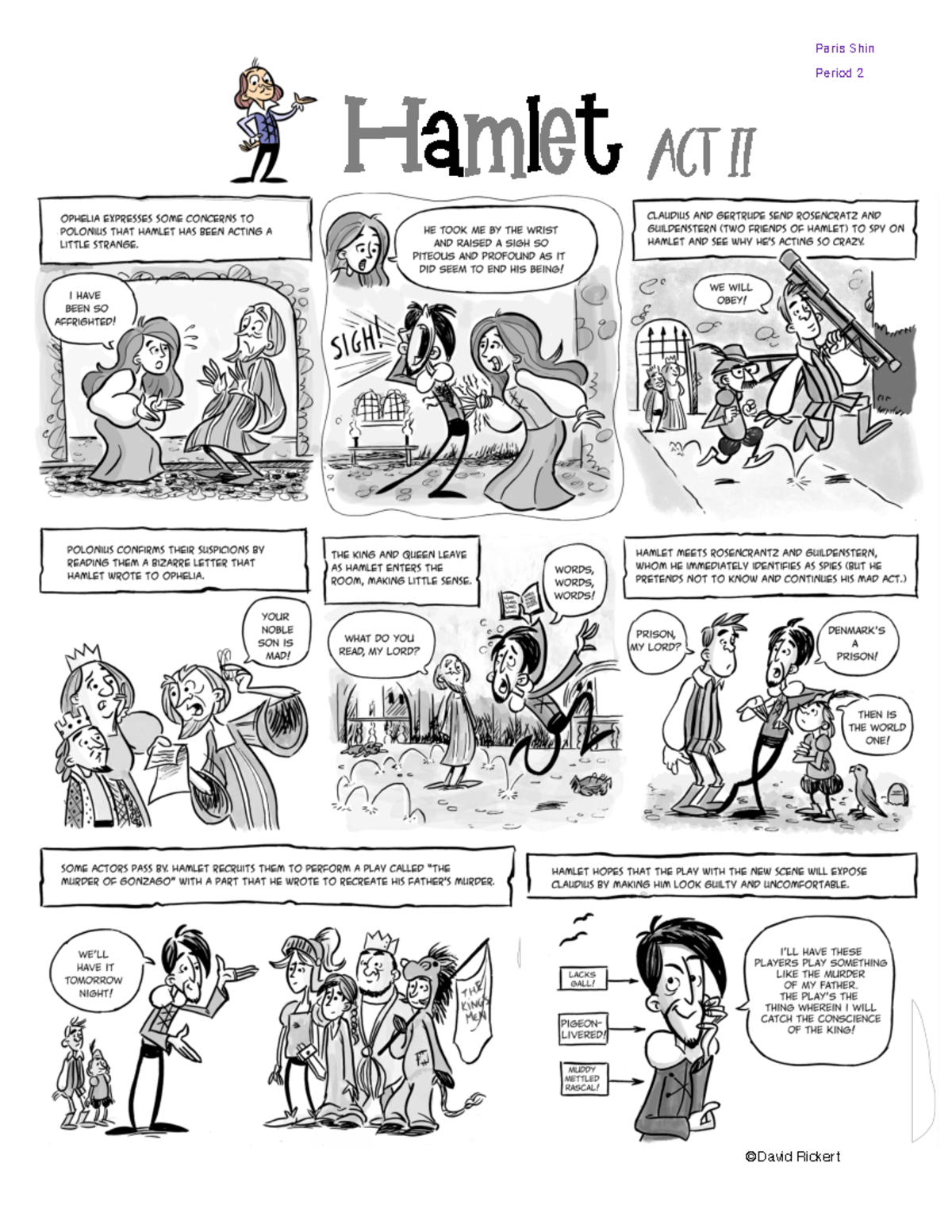 Kami Export - Paris Shin - Hamlet II(1)-2 - Hamlet Act II Hamlet’s Act II soliloquy O, what a ...