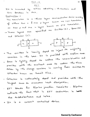 Unit 3 Op-Amp - Basic Electrical Engineering/Emerging Domain In Electronics Engineering - Studocu