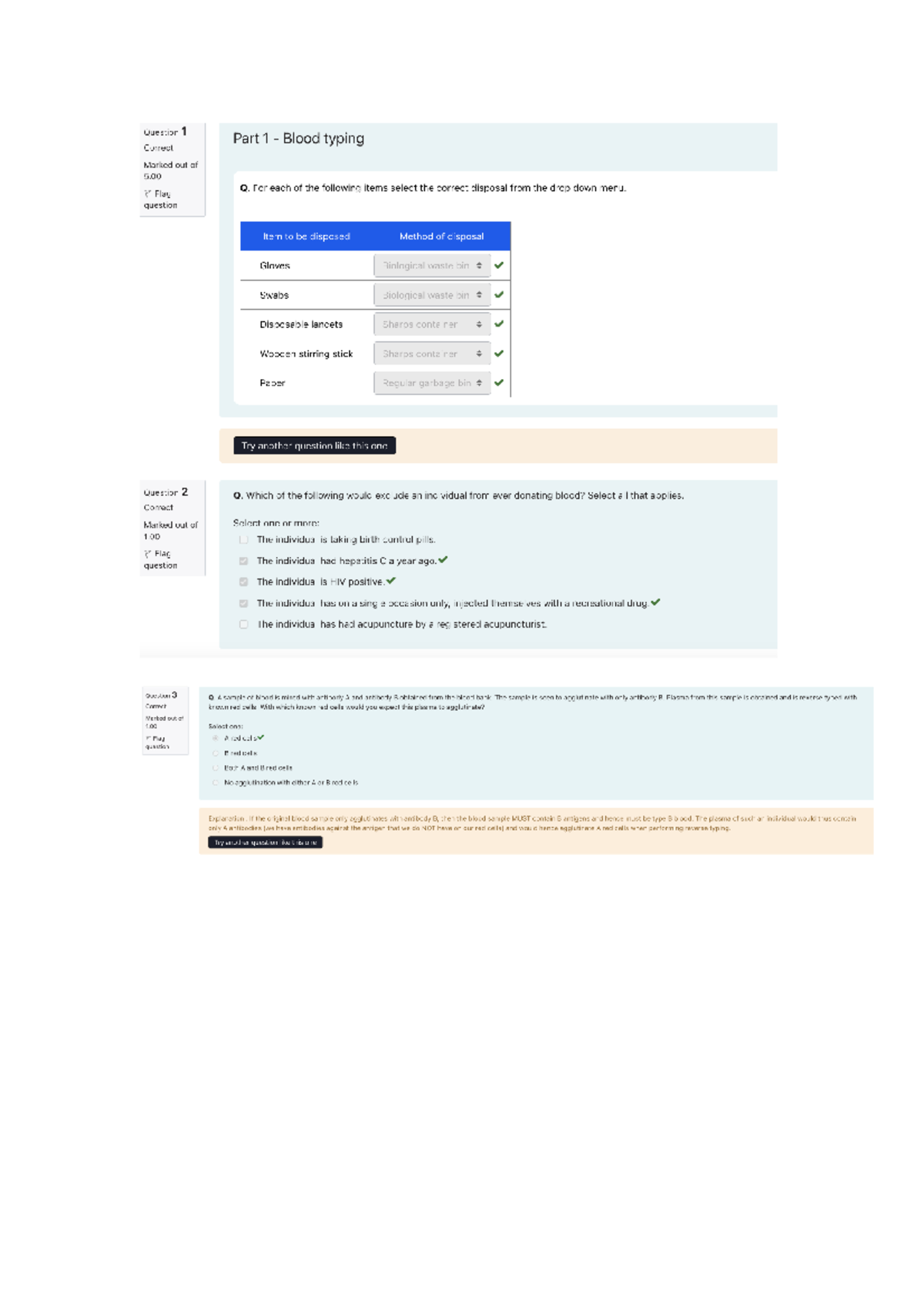 Fun with blood lab - assignment - CHEM3121 - Studocu