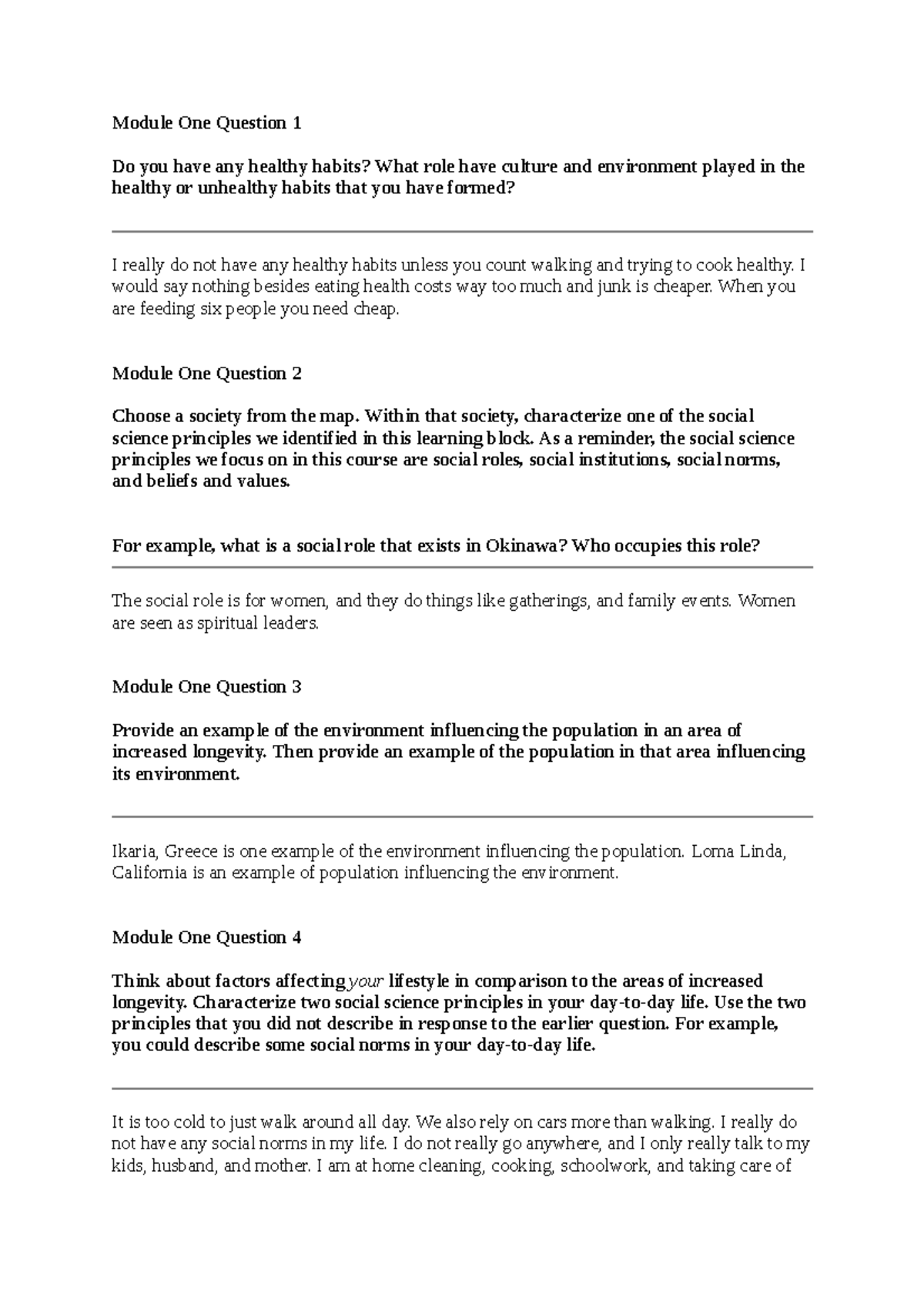 Shanon Mc Grew SCS 200 Applied Social Sciences - Module One Question 1 ...