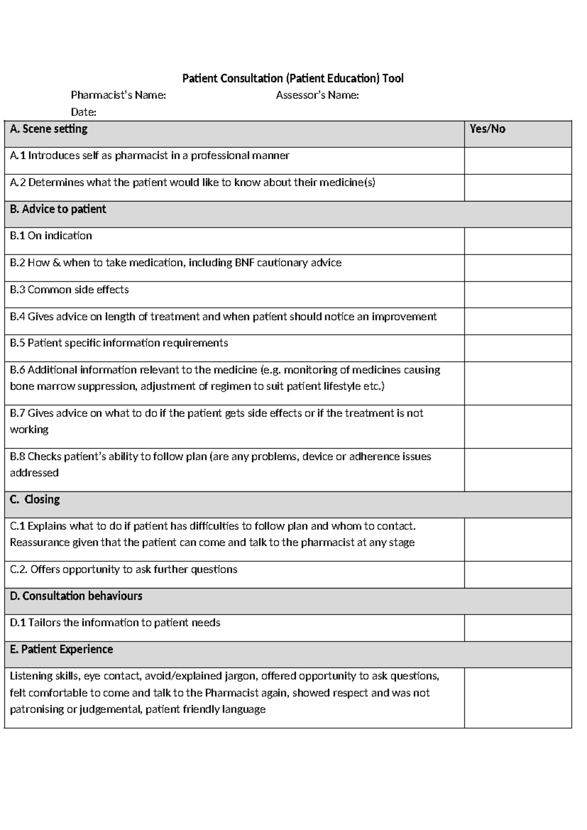 Patient education tool - Patient Consultation (Patient Education) Tool ...