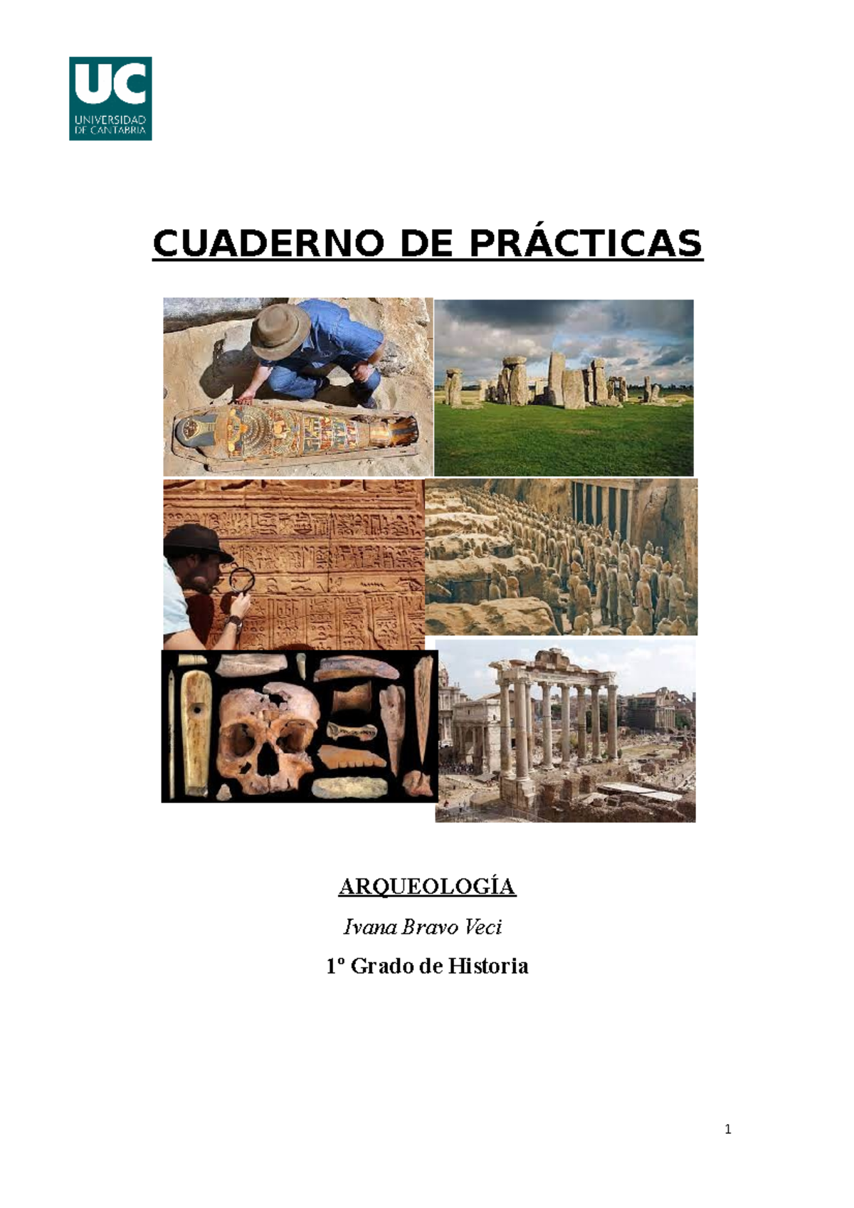 Portafolio de Arqueología - CUADERNO DE PRÁCTICAS ARQUEOLOGÍA Ivana ...