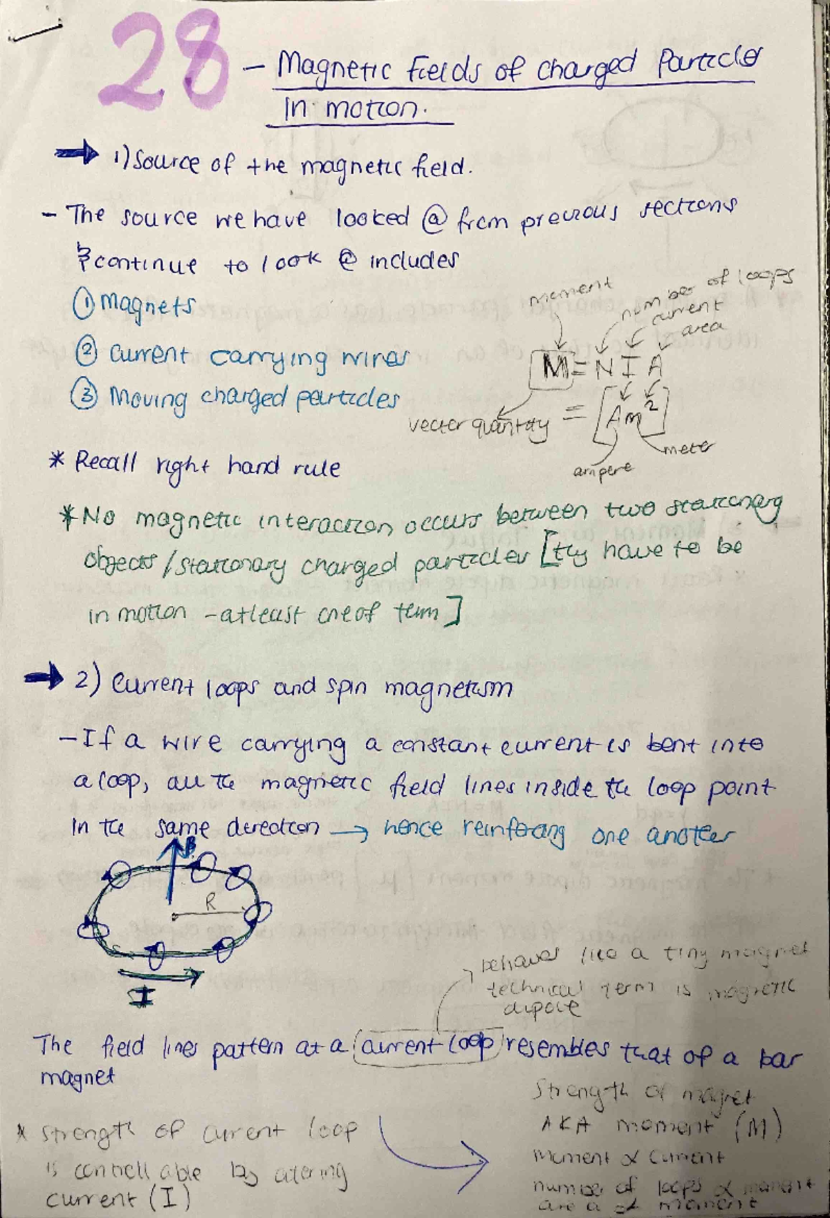 Chapter 28 Physics - V - ma3nett c -FZer. oiJ m? Chare ((mld8' 1 fn ...