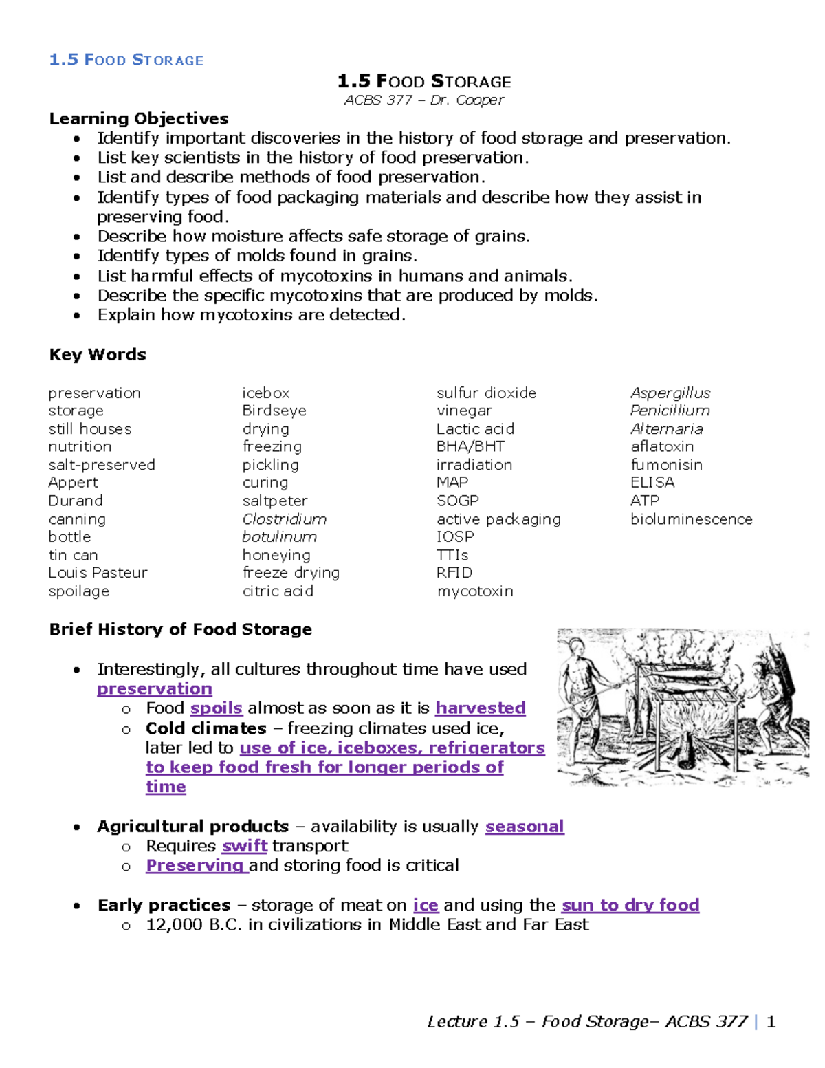 1.5 Food Storage - Margarethe Cooper - 1 FOOD STORAGE ACBS 377 – Dr ...